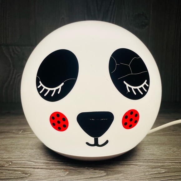 IKEA | Accents | Rare Ikea Ngarna Led Kids Table Lamp Panda Pattern W ...